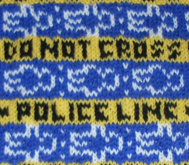 Ravelry: Crime scene chart pattern by Sandra Jäger