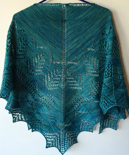 Ravelry: Dear Green Shawl pattern by Anna Fisk