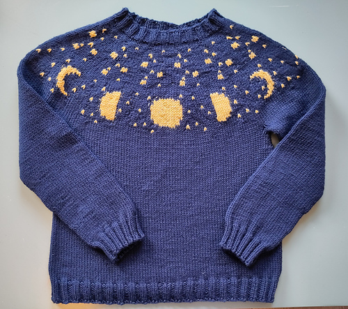 Ravelry: Moon Phases Sweater pattern by Laura Engmann