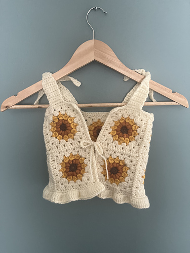 Ravelry: Sunflower Tot Tank pattern by Sara Trickett