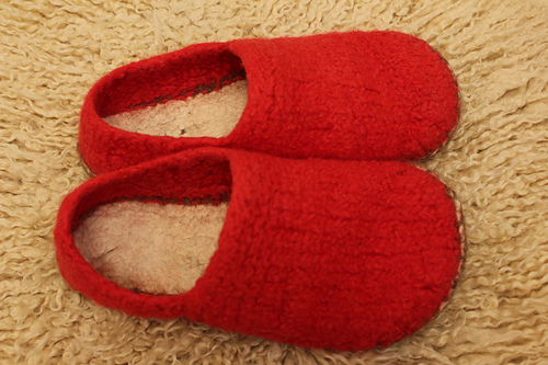Ravelry: Sassy Slippers - Felted Seamless Shoes pattern by Marianne Mueller