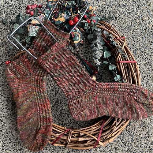 Ravelry: Free Fallin' Socks pattern by Adrienne Ku