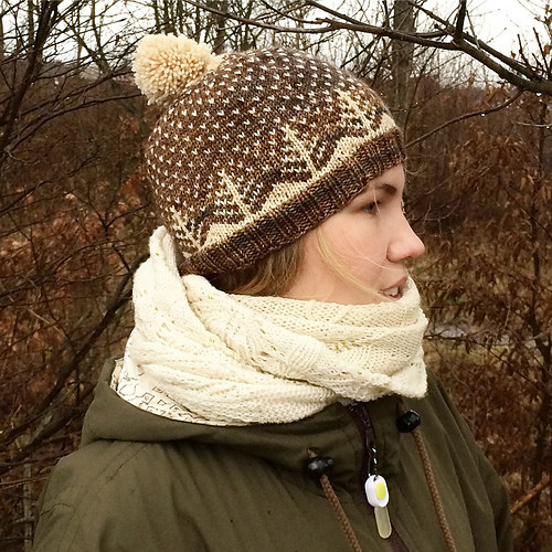 Ravelry: Snowy Trees Hat pattern by Sofia Moussa