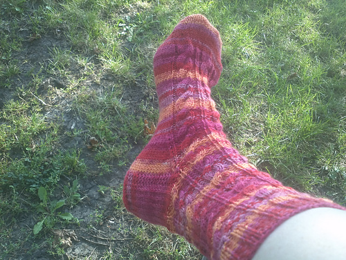 Ravelry: Cable Classic Sox pattern by Sue Whitmer