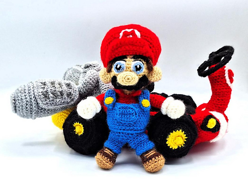 Ravelry: Mario Kart and Mario Bros pattern by Gretel Crespo