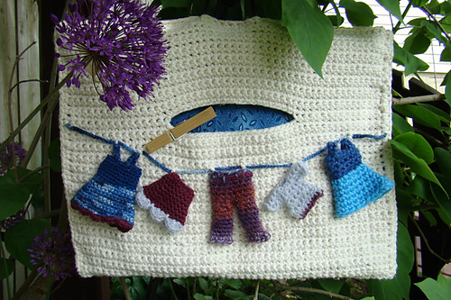 Ravelry: Clothes line bag pattern by Ann S Balla