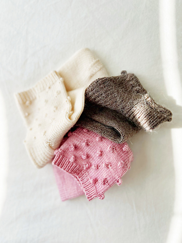 Ravelry: Classic Bobble Sock Set pattern by Summer Lee