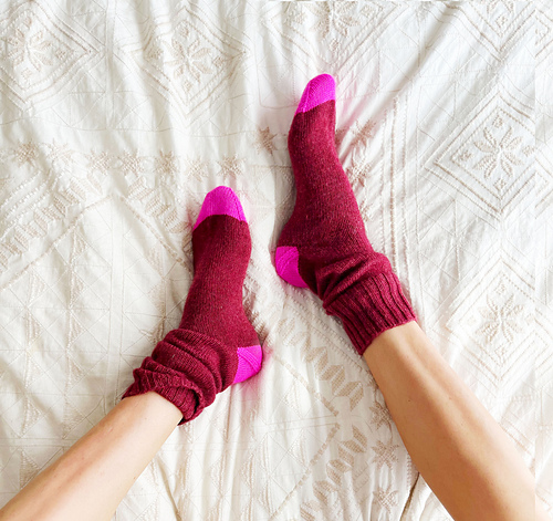 Ravelry: The Slouch Sock Set pattern by Summer Lee