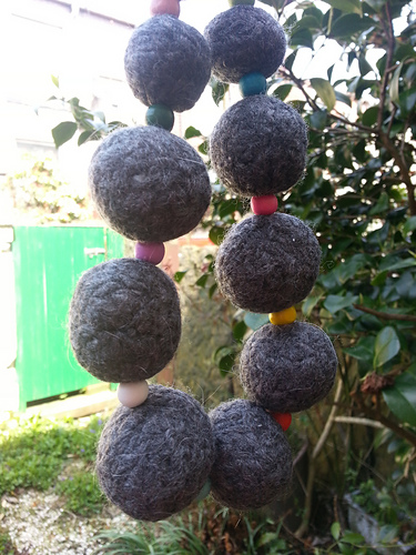Ravelry: Knitted Felt Beads pattern by Claire Fairall Designs