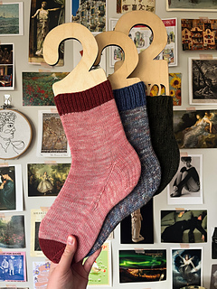 Ravelry: Paradigm Socks pattern by Laura McLean