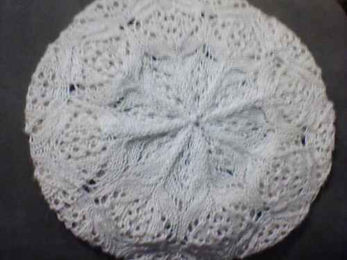 Ravelry: Very Pretty Lace Beret pattern by Vera Sanon