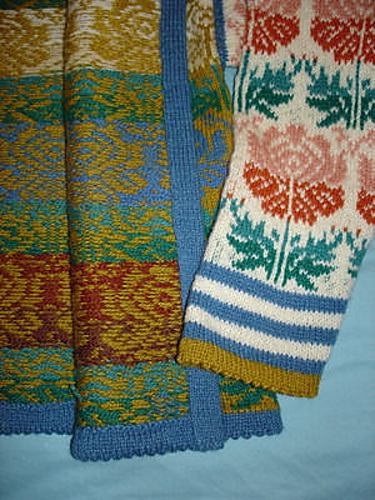 Ravelry: Yellow Cardigan with Flowers (page 156) pattern by Solveig Hisdal