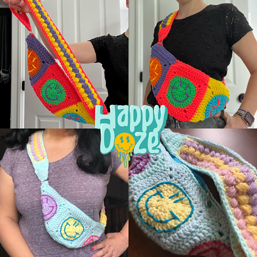 Ravelry: Happy Daze Crossbody pattern by Abby Thacker
