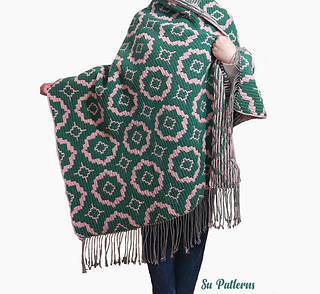 Ravelry: Arabesque Wrap pattern by Sara Mahmoud