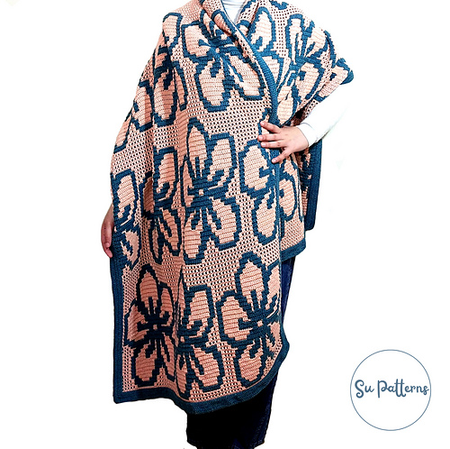 Ravelry: Jasmine Wrap pattern by Sara Mahmoud