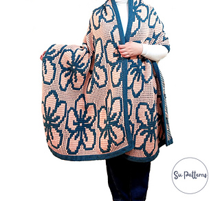 Ravelry: Jasmine Wrap pattern by Sara Mahmoud