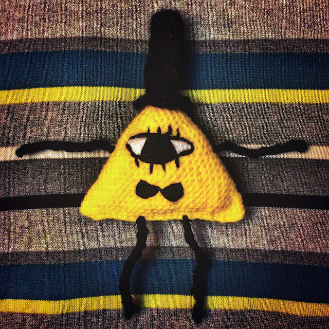 Ravelry: Bill Cipher from Gravity Falls pattern by Leah Lucci
