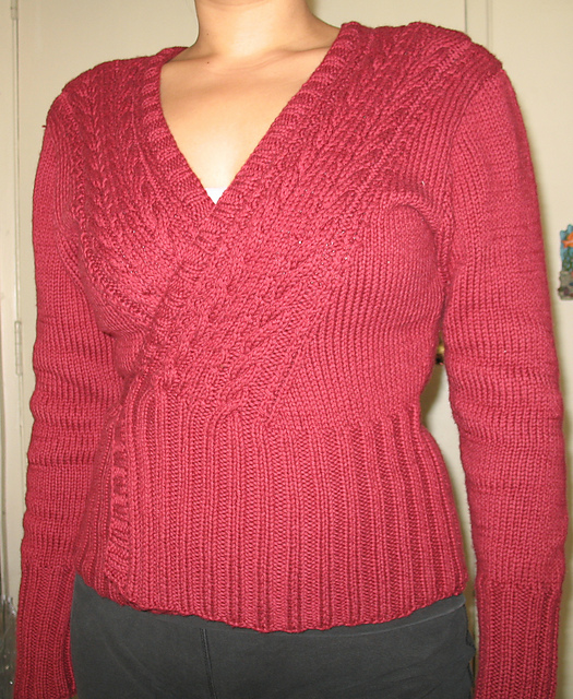 Ravelry: 49 Wrap Sweater pattern by Rebecca Design Team