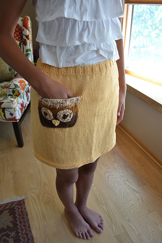 Ravelry: #44 Owl Apron pattern by Susan B. Anderson