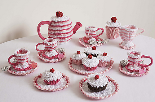 Ravelry: Cupcake Tea Set pattern by Susan B. Anderson