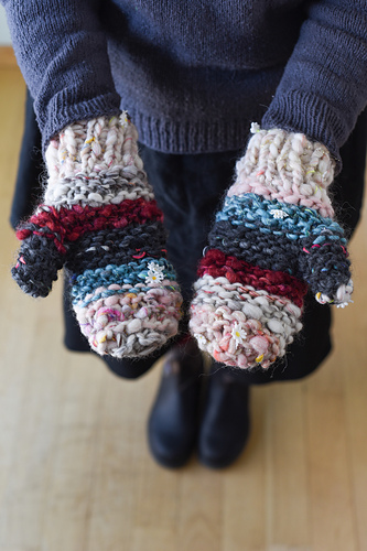 Ravelry: Knit Collage Mittens pattern by Susan B. Anderson