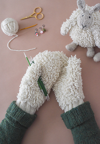 Ravelry: Wooly Sheep Mittens pattern by Susan B. Anderson