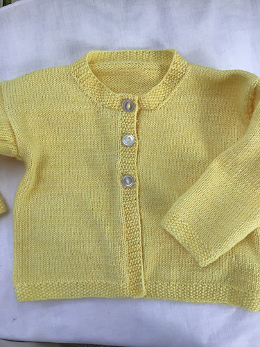 Ravelry: Self Striping Baby Cardigan pattern by Michele C Meadows