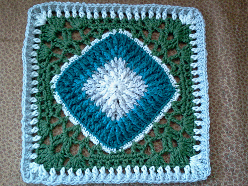 Ravelry: Ribs and Lace Afghan Block pattern by Joyce D. Lewis