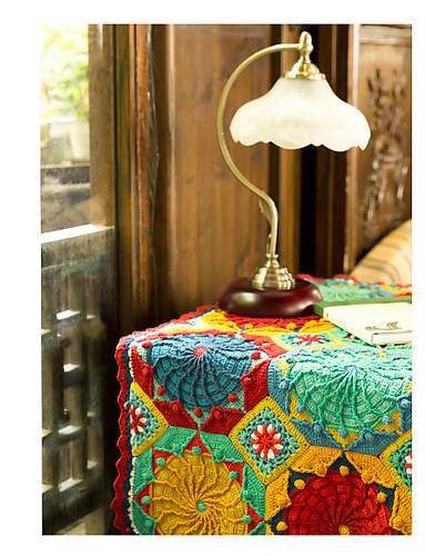 Ravelry: The Blanket of Sunk Panel pattern by Susan's family