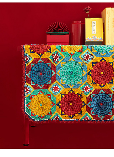 Ravelry: The Blanket of Sunk Panel pattern by Susan's family