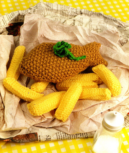 Ravelry: Fish and Chips pattern by Susie Johns