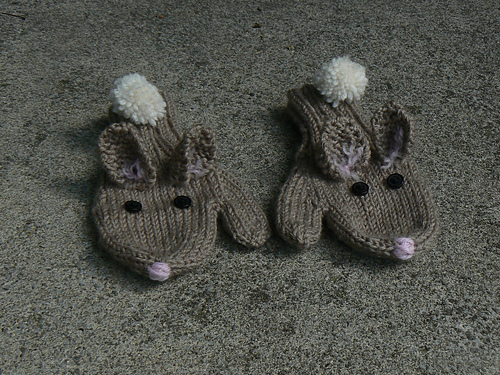 Ravelry: #45 Bunny Mittens pattern by Sherry Graziano