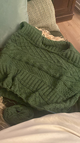 I made the Petiteknit Storm Sweater : r/knitting