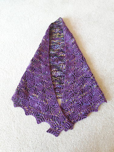 Ravelry: Frozen forest shawl pattern by Happy Knitter
