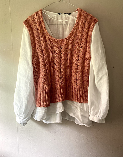 Ravelry: Simple Cable Tank pattern by Suzy Rai
