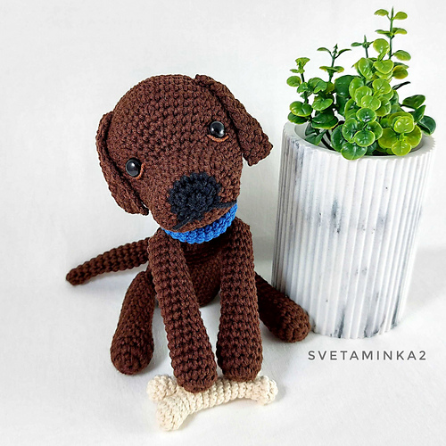 Ravelry: Chocolate Labrador pattern by Sveta Minakova