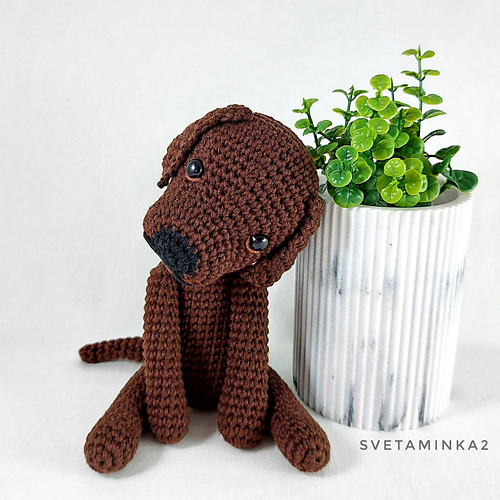 Ravelry: Chocolate Labrador pattern by Sveta Minakova