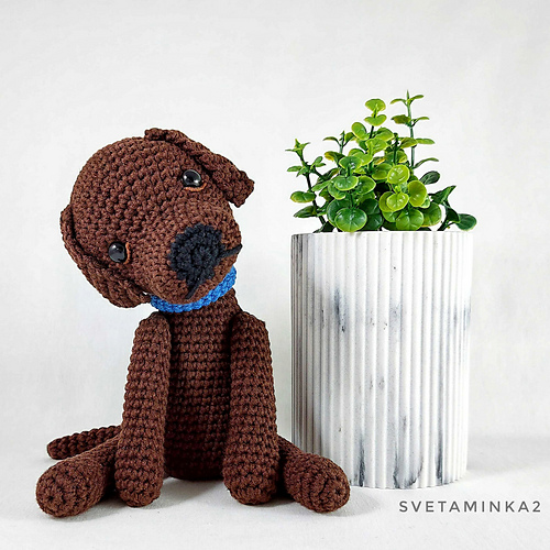 Ravelry: Chocolate Labrador pattern by Sveta Minakova