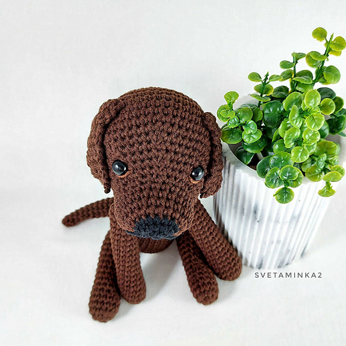 Ravelry: Chocolate Labrador pattern by Sveta Minakova