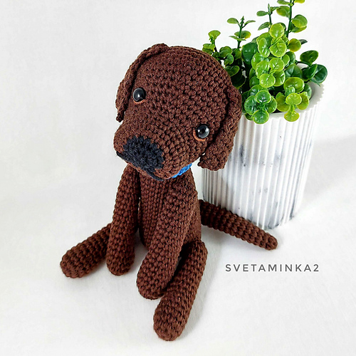 Ravelry: Chocolate Labrador pattern by Sveta Minakova