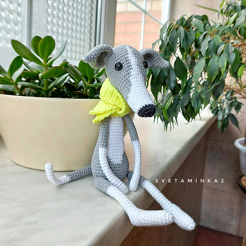 Ravelry: Greyhound dog pattern by Sveta Minakova