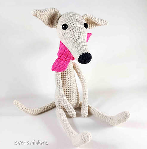 Ravelry: Whippet dog amigurumi pattern by Sveta Minakova