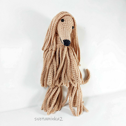 Ravelry: Afghan Hound Dog pattern by Sveta Minakova