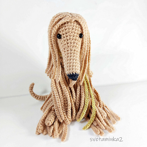 Ravelry: Afghan Hound Dog pattern by Sveta Minakova