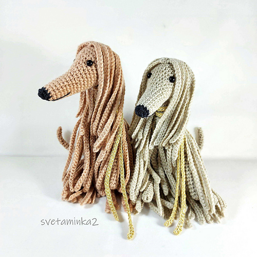Ravelry: Afghan Hound Dog pattern by Sveta Minakova