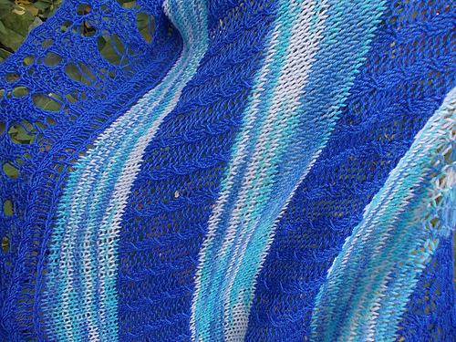 Ravelry: Blue Sky Shawl pattern by Knit-by-Bit Designs
