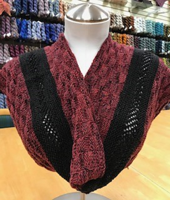Ravelry: Two-Tone Basketweave Cowl pattern by Swaran Dhaliwal