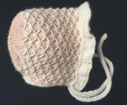 Ravelry: Criss Cross Baby Bonnet pattern by Sharon Watterson