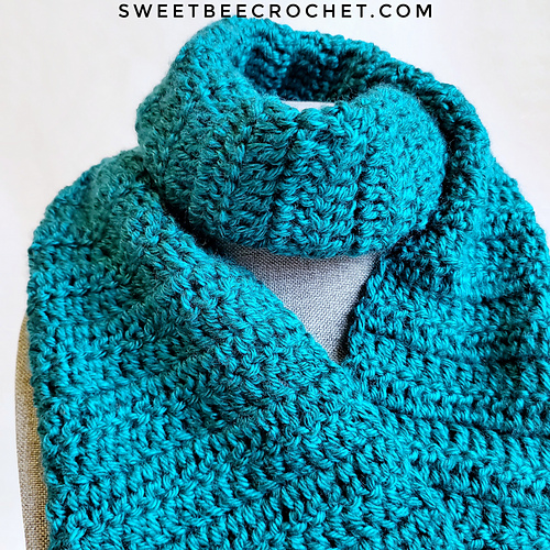 Ravelry: Beginner Double Crochet Scarf pattern by Sweet Bee Crochet