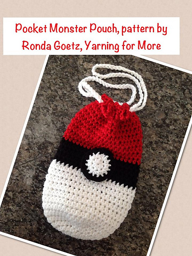 Ravelry: Pocket Monster Pouch pattern by Ronda Goetz